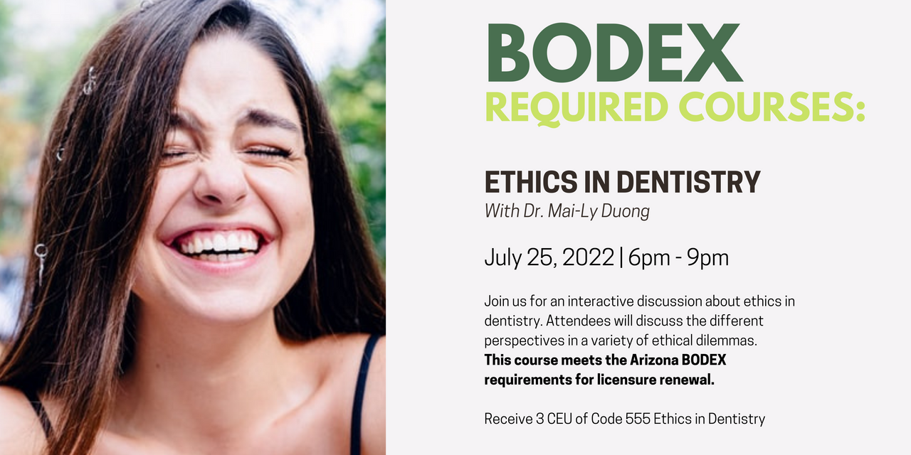 BODEX Required Courses: Ethics in Dentistry | CertifySimple