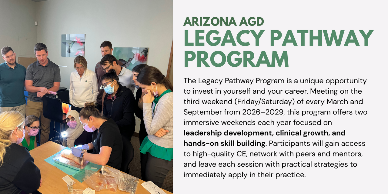 Arizona AGD Legacy Pathway Program | CertifySimple